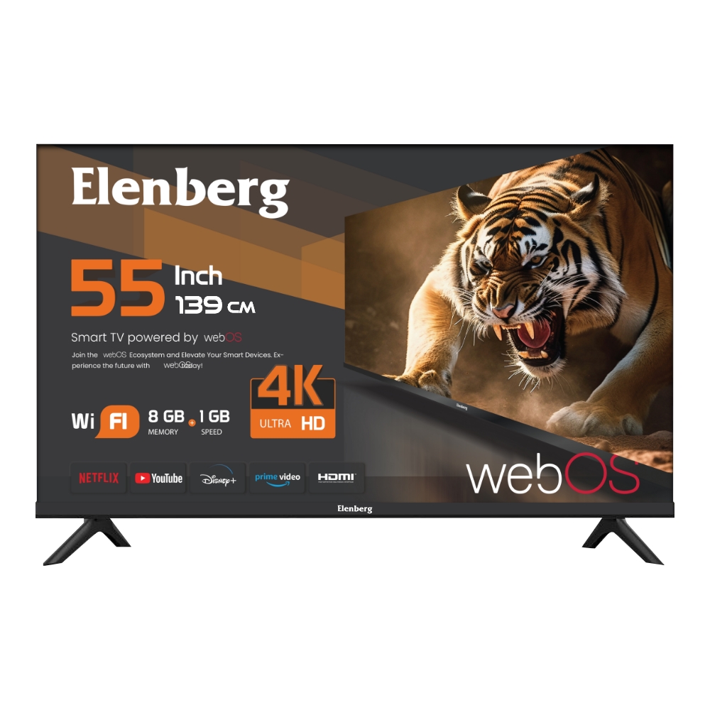 ტელევიზორი ELENBERG TV-55EBG925/EU SMART - Naturel.ge